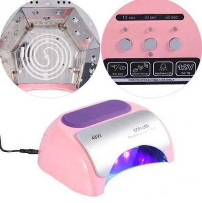 48W Nail Dryer CCFL UV LED Curing Lamp For Nails Dryer uv Gel Polish Automatic Hand Sensor Nail Art Tools LED UV Lamp Na