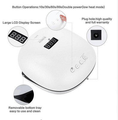 Nail Art Dryer 48W UV LED Lamp Nail Light Professional Smart Phototherapy for Curing Finger Toe Nail Gel Nail Drying Mac