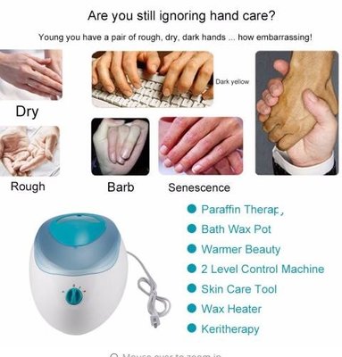 Salon Wax Paraffin Heating Pot Warmer Heater Hair Removal Set Beauty Machine Hands and Feet Wax Machine Therapy Bath Wax