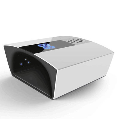 48W/60W Dual UV LED Lamp Nail Dryer Gel Polish Curing Light with LCD Display Screen,White & Black