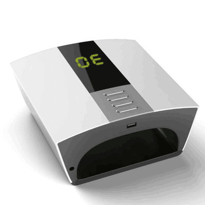 48W/60W Dual UV LED Lamp Nail Dryer Gel Polish Curing Light with LCD Display Screen,White & Black