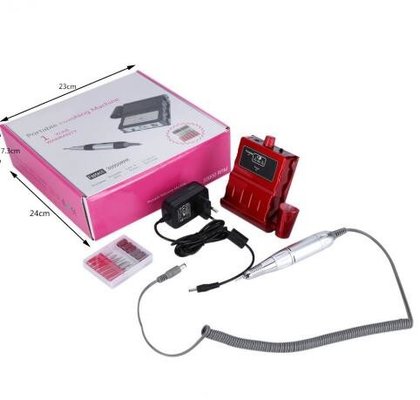Professional 30000RPM Electric Nail Manicure Drill Machine with Nail File Drill Bits Pedicure Grinding Grinder Nail Art