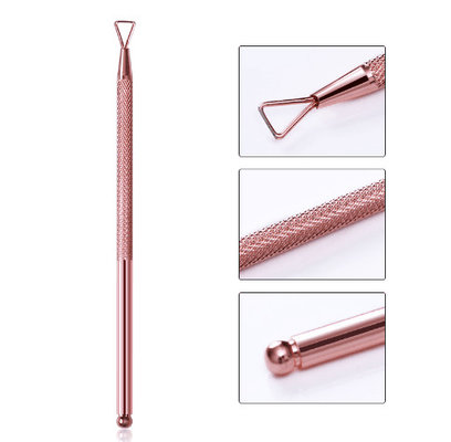 Triangle Stick Rod UV Gel Polish Remover Culticle Pusher Stainless Steel Manicure Nail Art Tool for Removing Gel Varnish