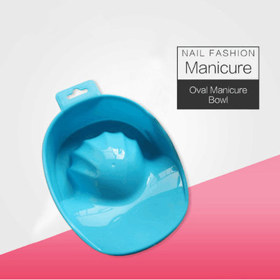 BlinkingNails Oval Shape Manicure Bowls Plastic Nail Tools Professional for Dead Remover Portable Hand Tools 8 Colors Op