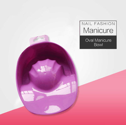 BlinkingNails Oval Shape Manicure Bowls Plastic Nail Tools Professional for Dead Remover Portable Hand Tools 8 Colors Op