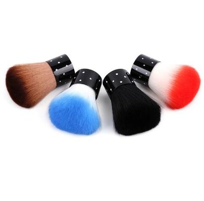 1pcs New Colorful Nail tools Brush For Acrylic & UV Gel Nail Art Dust Cleaner nail dust brushes