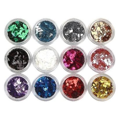 4X2mm 12 Color Rhombus Nail Art Glitter Sequins Set Gel Polish Tip 3D DIY Shiny Sparkly Slice Powder Paillette Sticker D