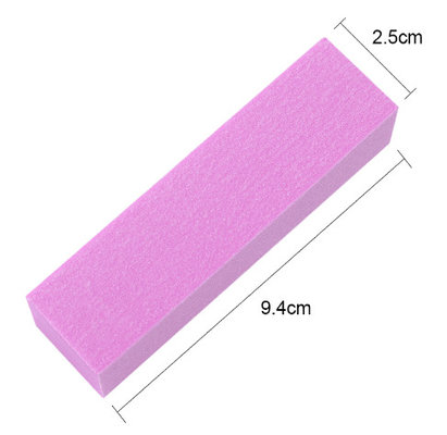 Pink White Colorful Nail Files Set Sanding Sponge Buffers Block Grinding Polishing 4/10 Pcs Manicure Nail Art Tool Kit