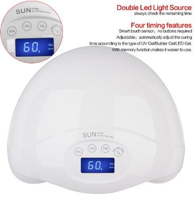 SUN5 Series 48W UV LED Lamp Nail Dryer Dual UV Nail Lamp For Curing UV Gel Nail Polish With Sensor Smart Timer lamp for