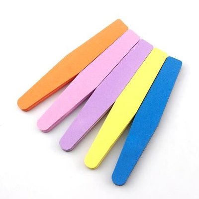 5pcs/lot 17.8cm*3cm*1.3cm Sunshine Nail Art Files Slim Sanding Set Nail Buffers Polish Gel Tools 100/180 Manicure Nail F