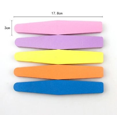 5pcs/lot 17.8cm*3cm*1.3cm Sunshine Nail Art Files Slim Sanding Set Nail Buffers Polish Gel Tools 100/180 Manicure Nail F