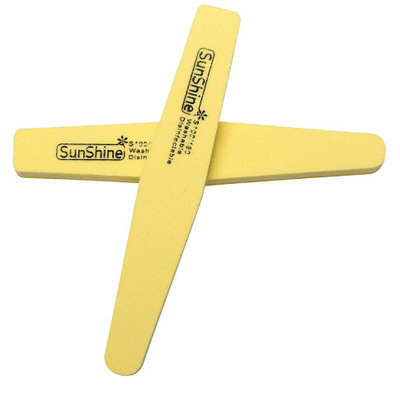 10 Pcs Hot Sell Sunshine Fancy Nail File 100/180 Buffer Sponge Manicure Tool Designs Tofu Article Polishing Sand Files