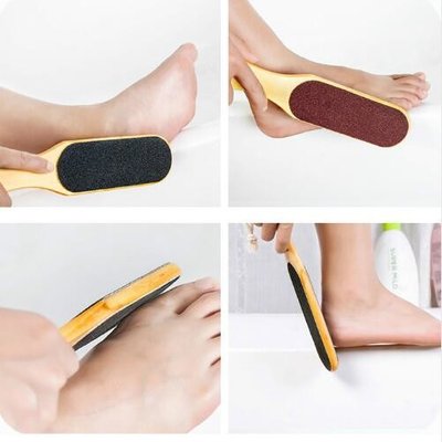 BlinkingNails Wooden Foot Care Tool Pedicure Foot File Pedicure Metal Voetrasp Flat Foot Callus Remover Eelt Rasp Corn R