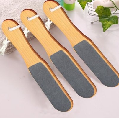 BlinkingNails Wooden Foot Care Tool Pedicure Foot File Pedicure Metal Voetrasp Flat Foot Callus Remover Eelt Rasp Corn R