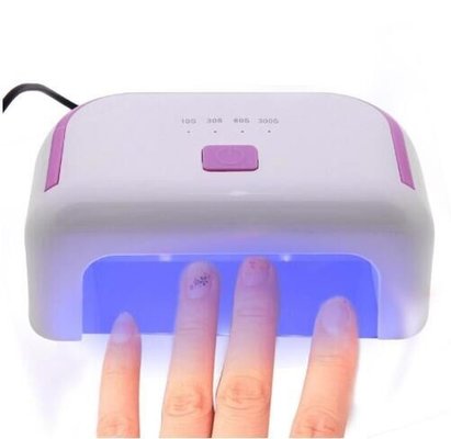 SUN 5X 12W Mini White Curing Lamp LED Manicure Light Nail Polish Dryer Nail Art Machine Tool USB