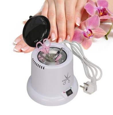 High Temperature Sterilizer &Disinfection Box for Nipper Tweezers Tools Clean Sterilizers Pot Nail Art Tool