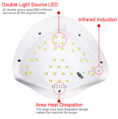 DCOVOR Dom X 54 W secador de uñas UV lámpara LED pantalla LCD 36 LED lámpara secador para curar Gel polaco detección aut
