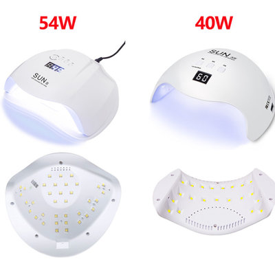 DCOVOR Dom X 54 W secador de uñas UV lámpara LED pantalla LCD 36 LED lámpara secador para curar Gel polaco detección aut
