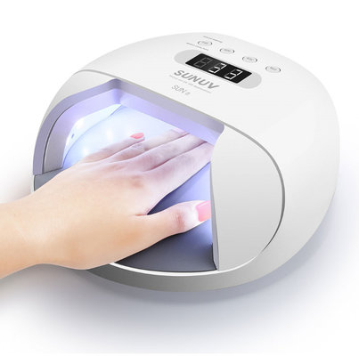 SUNUV SUN7 lámpara 48 W uñas secador de Gel barniz con 30 piezas LEDs batería elección uñas de secado rápido máquina de