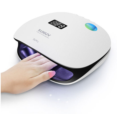 SUN4 48 W lámpara UV para uñas manicura Timer pantalla LCD mejor UV LED lámpara para SUNUV secador de uñas de Gel polaco