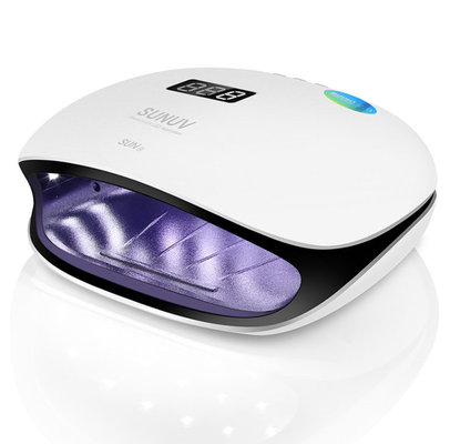 SUN4 48 W lámpara UV para uñas manicura Timer pantalla LCD mejor UV LED lámpara para SUNUV secador de uñas de Gel polaco