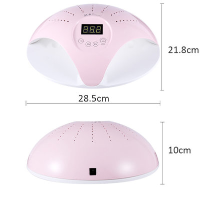 Nail lámpara secadora 48 W doble UV LED 24 piezas luces Sensor inteligente para Gel de uñas polaco curado uña curado máq