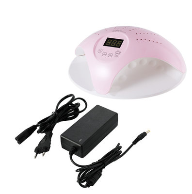 Nail lámpara secadora 48 W doble UV LED 24 piezas luces Sensor inteligente para Gel de uñas polaco curado uña curado máq