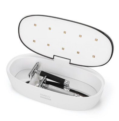LED esterilizador Herramientas de limpieza cosmética belleza maquillaje sistemas de cepillo Herramientas de limpieza des