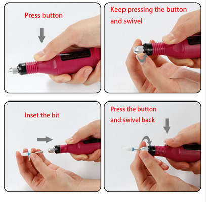 Aparatos eléctricos para manicura Nail taladro Bits fresado Cutters Nail Art cutícula removedor Gel Nail broca