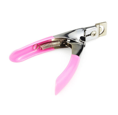 Uñas arte herramientas profesionales tijeras de uñas Clipper cortador de borde del clavo falso Shear consejos Trimmer JH