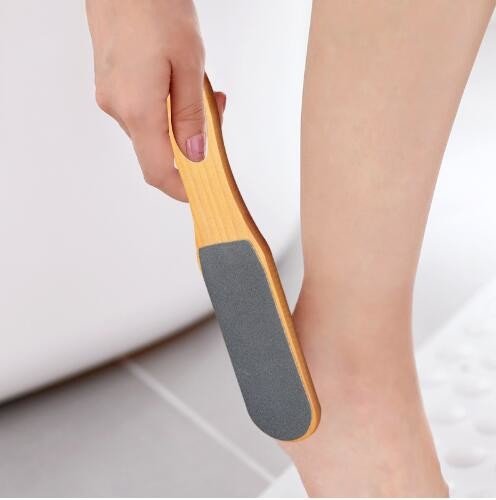 BlinkingNails Wooden Foot Care Tool Pedicure Foot File Pedicure Metal Voetrasp Flat Foot Callus Remover Eelt Rasp Corn R