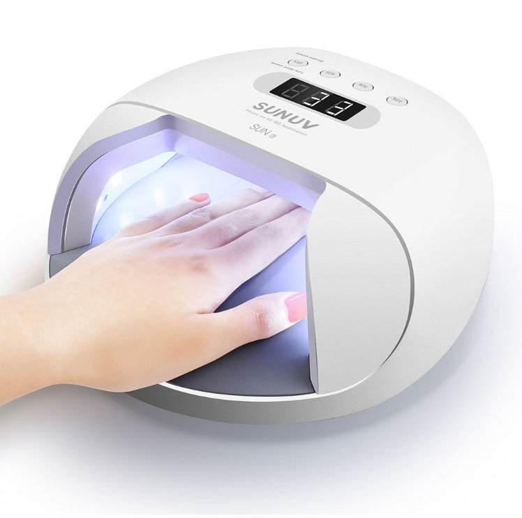 SUNUV SUN7 lámpara 48 W uñas secador de Gel barniz con 30 piezas LEDs batería elección uñas de secado rápido máquina de