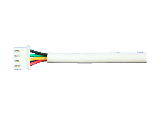 4 Pin Copper Connector Electrical Wiring Harness , Flat Ribbon Wire Cable Assemblies
