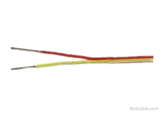 E Type Thermocouple Extension Wire Stranding 2 Cores Together No Flame Propagation