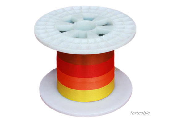 PVDF Coating Kynar Wire Wrap Red And Yellow With Great Mechanical Properties