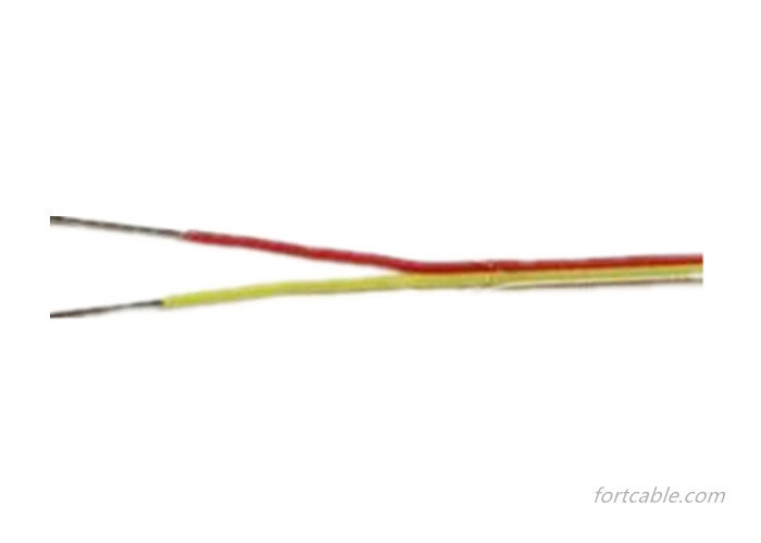 E Type Thermocouple Extension Wire Stranding 2 Cores Together No Flame Propagation