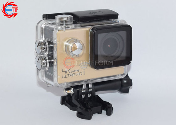 High Resolution Portable Car Dvr , Durable 4k 30fps Action Camera For Extreme Sports