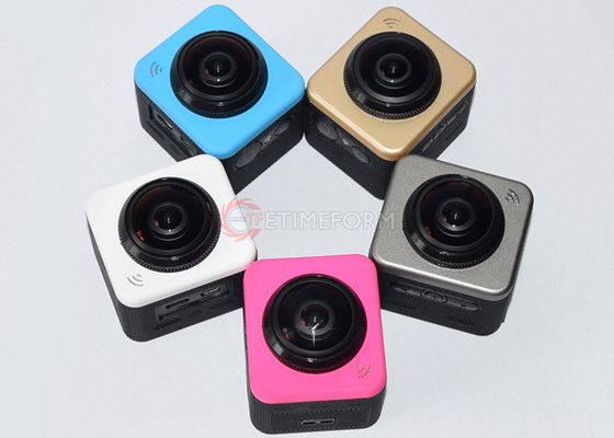 360 Degree Rotation Waterproof  Action Camera , Cube Shape Wireless Video Camera