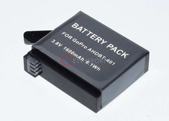 EAHDBT-401 3.8V Extended Action Camera Battery 1600mAh For GoPro Hero 4