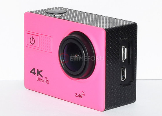 24fps Rose Red  4k Remote Control Action Camera Adjustable Camera Sports HD DV
