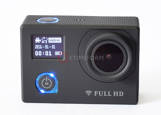 Black Dual Screen Action Camera WIFI 170 Wide Angle  NTK 96658 Sports HD DV