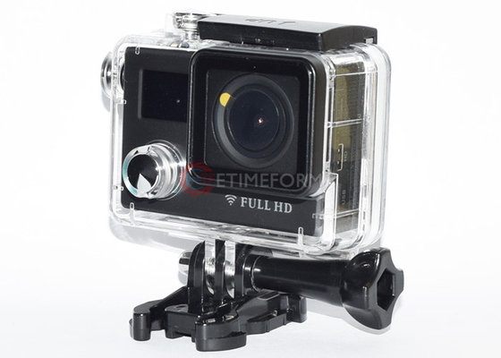 Black Dual Screen Action Camera WIFI 170 Wide Angle  NTK 96658 Sports HD DV