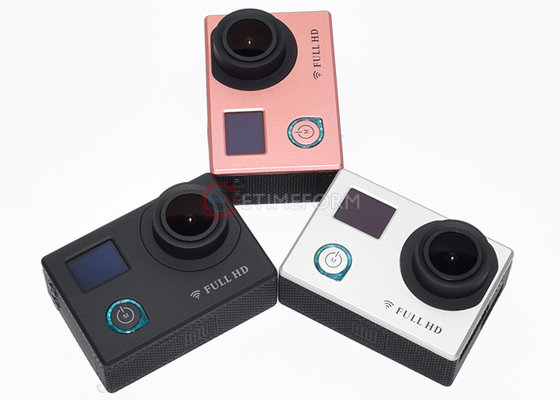 3 Colors Dual Screen Action Camera Waterproof Remote Control On Motorcycle Helmet