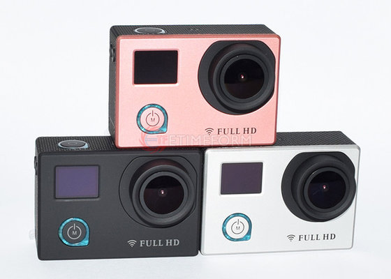 3 Colors Dual Screen Action Camera Waterproof Remote Control On Motorcycle Helmet