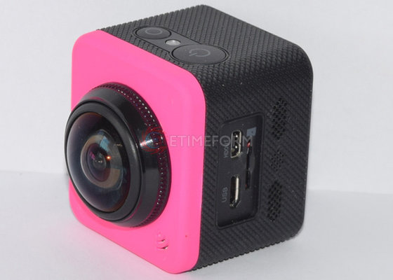 Pink Full Hd 1080p 360 Degree Sports Camera WIFI LCD Car Camcorder Round Mode