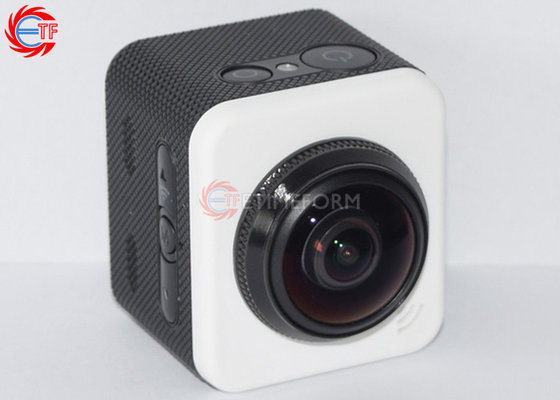 E360S White Mini Sports Camera 4K 360 Degree Lens Cube Camcorder For Sports