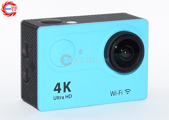 2.0 Inch LCD Blue 4k Sports Action Camera FHD Wide Angle With Water Proof Case