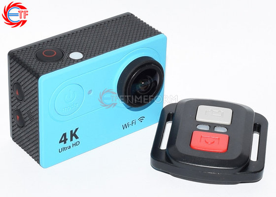 170° Wide Angle WIFI Action Camera 1080p , 2.4 G Remote Control 4k Sports Camera