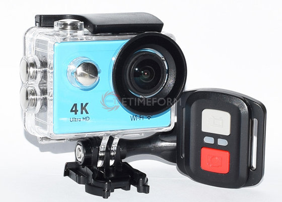 170° Wide Angle WIFI Action Camera 1080p , 2.4 G Remote Control 4k Sports Camera