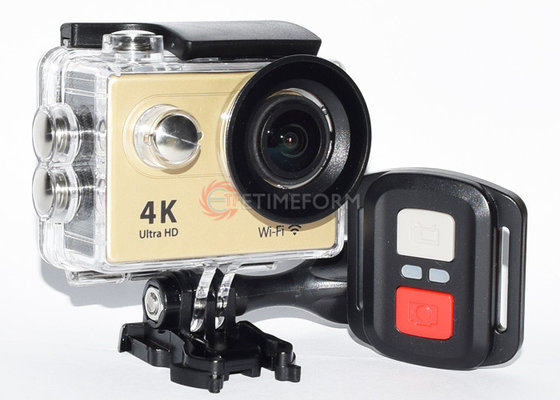 25fps 4K Sunplus Wifi Action Camera Remote Control 12mp With Waterproof Case